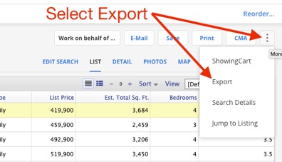 Exporting Data from FLEXMLS